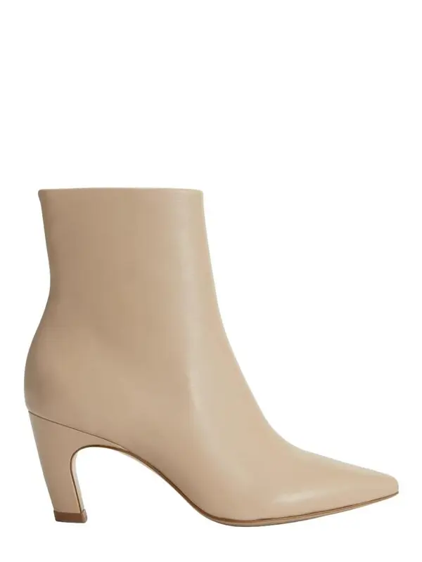 Everlane Short Banana Leather Boot - Sandy Taupe