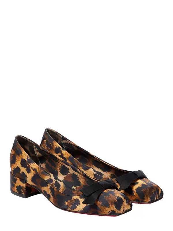 CHRISTIAN LOUBOUTIN Mamaflirt Leopard-print Pumps - Brown
