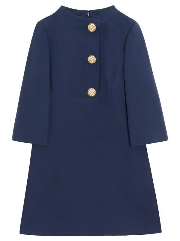 Valentino Garavani Crepe Couture Short Dress - Blue