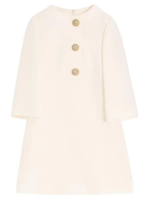 Valentino Garavani Crepe Couture Short Dress - Ivory