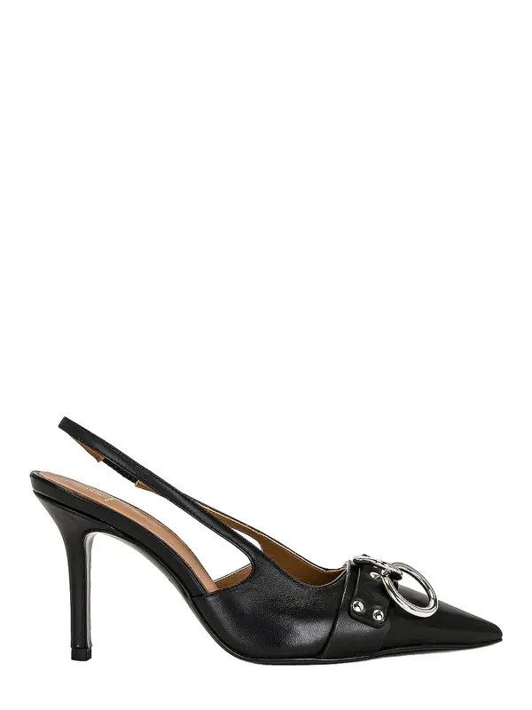 R13 Slingback Heel Pumps - Black