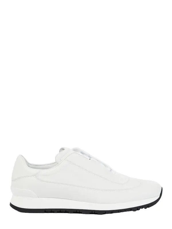 John Lobb Foundry Ii Leather Low-top Sneakers - White