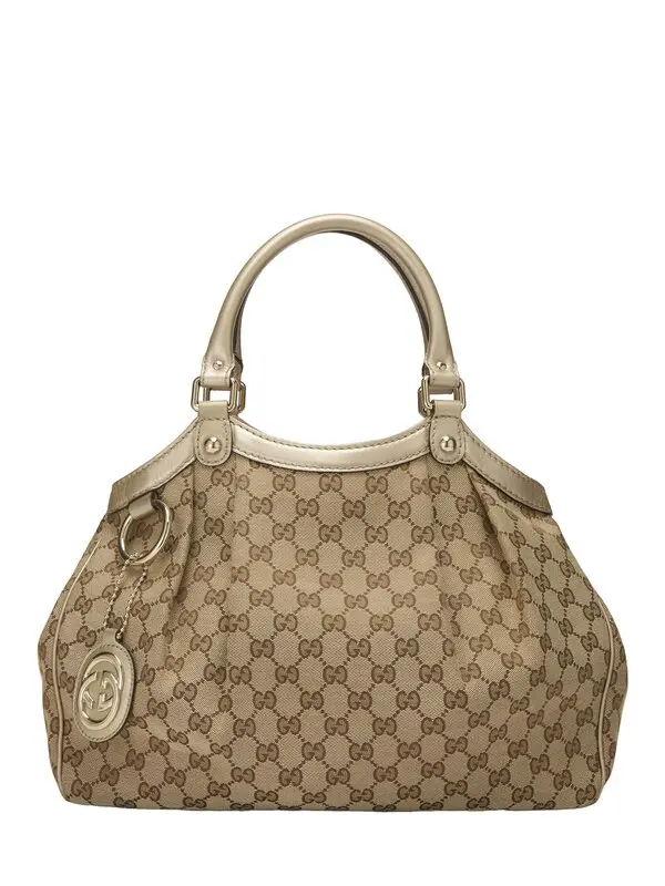 Gucci Original Gg Canvas Sukey Tote - Beige