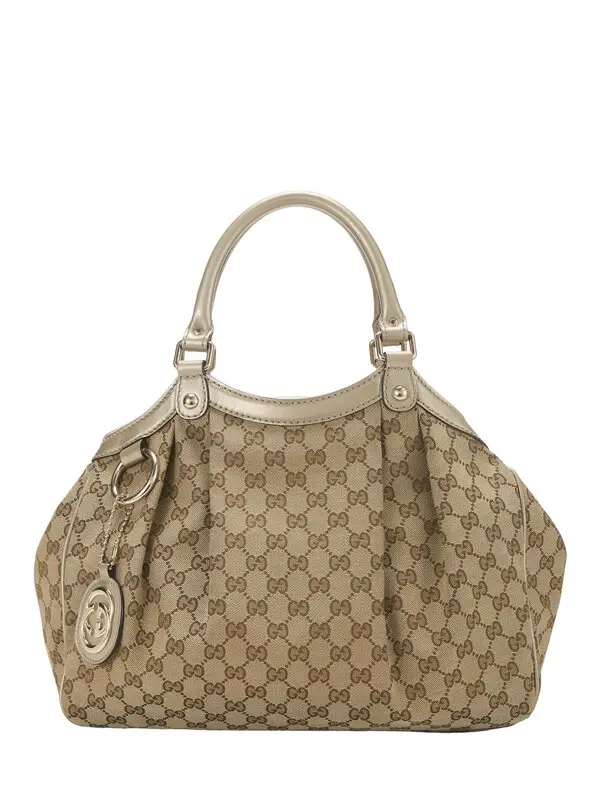 Gucci Original Gg Canvas Sukey Tote - Beige