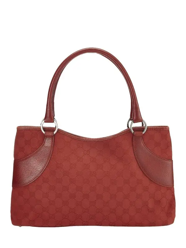 Gucci Original Gg Canvas Tote - Red