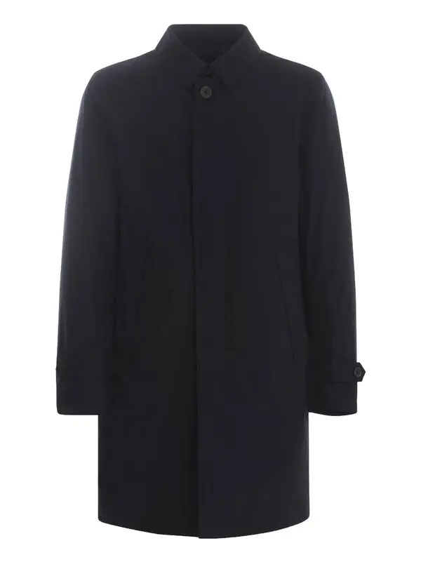 Herno Long Jacket - Blue
