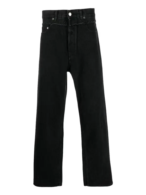 AMBUSH High-waisted Loose Jeans - Black