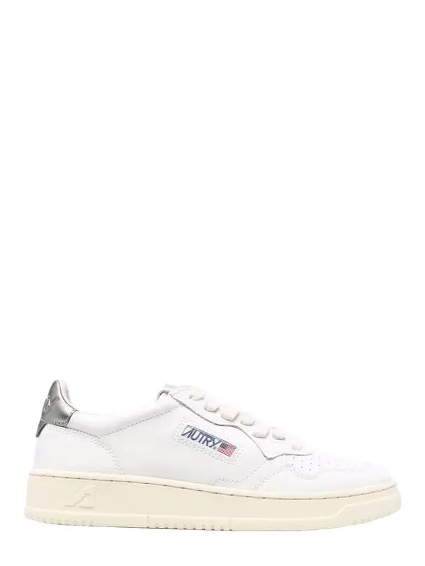 AUTRY Low Top Leather Sneakers - White
