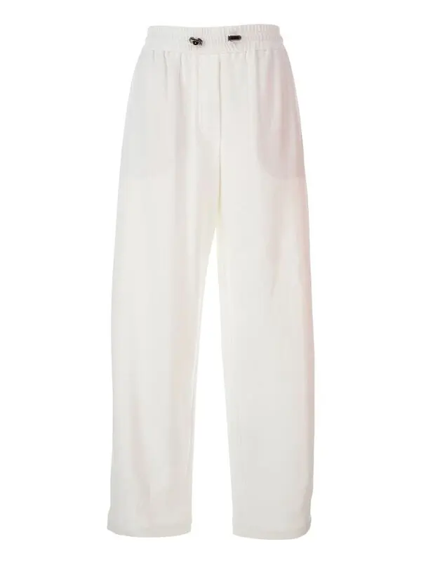 Brunello Cucinelli Cotton Trousers - White