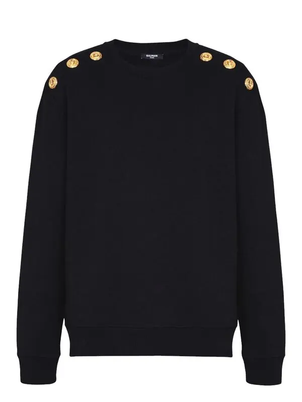 Balmain Sweaters - Black