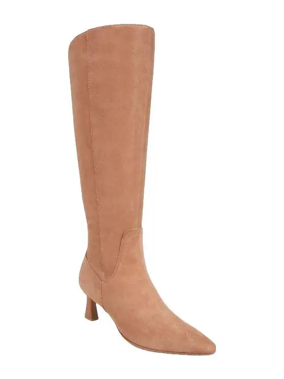 Naturalizer Deesha Knee High Boots - Cafe Brown Suede