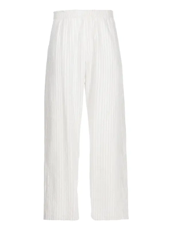 CRAIG GREEN Striped Trousers - White