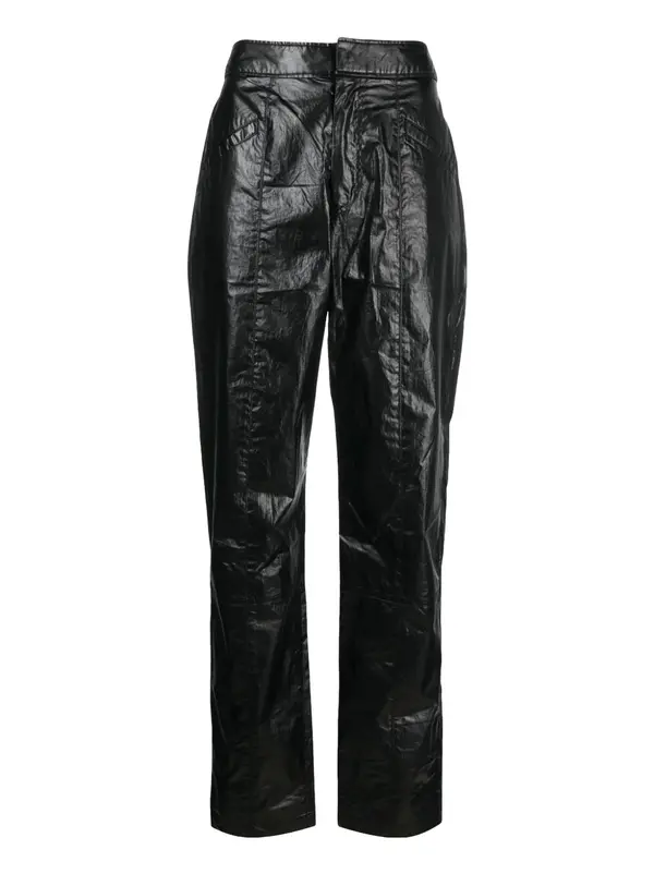 Isabel Marant Anea Straight-leg Trousers - Black