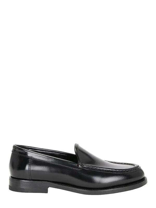 Manolo Blahnik Dineguardo Leather Loafer - Black