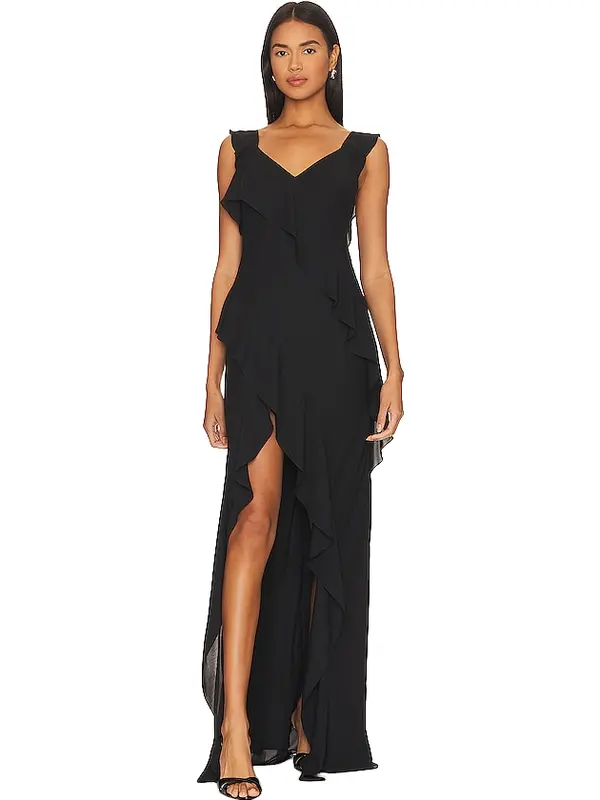 Amanda Uprichard Cantara Gown - Black