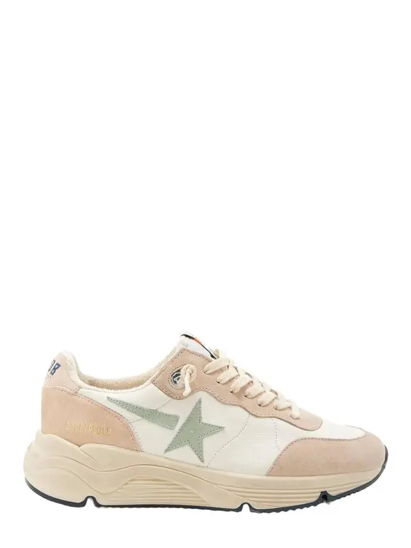 GOLDEN GOOSE Running Leather Sneakers - Tan