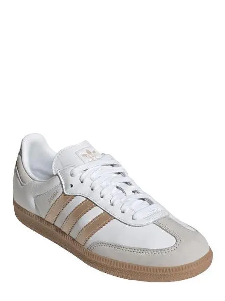 Adidas Samba Og Sneaker - White/wonder Gold Metallic