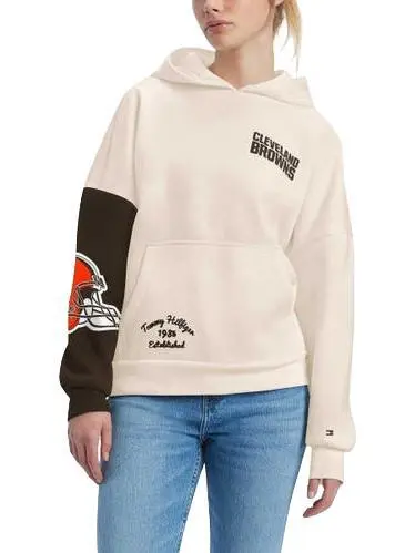 Tommy Hilfiger Cleveland Browns Pullover Hoodie - Cream