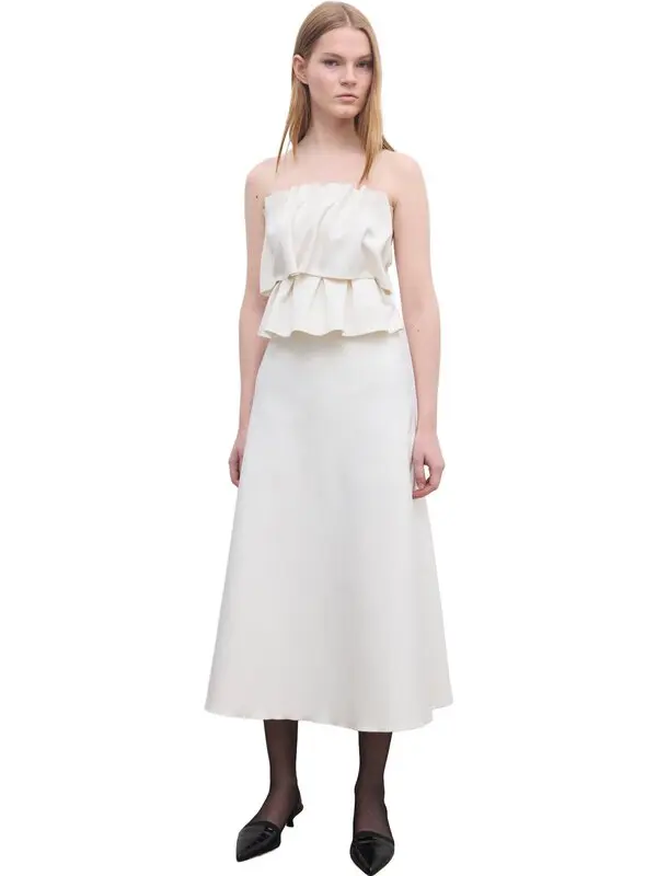 HOUSE OF DAGMAR Sculpted Tube Dress - White