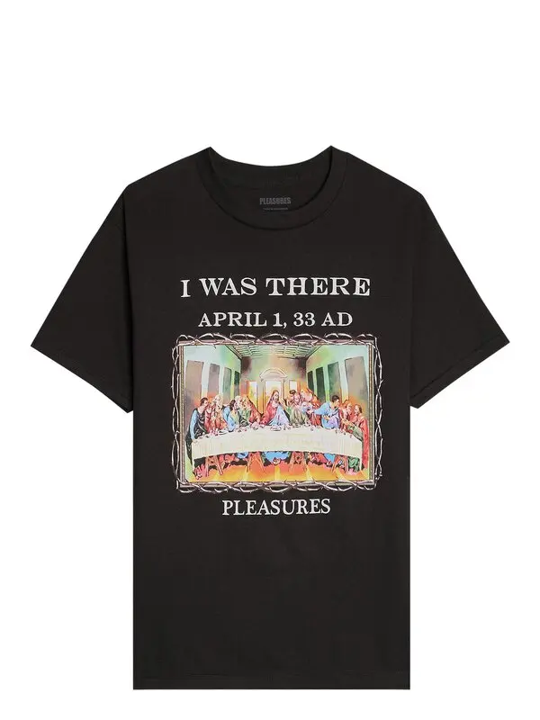 PLEASURES Supper T-shirt - Black