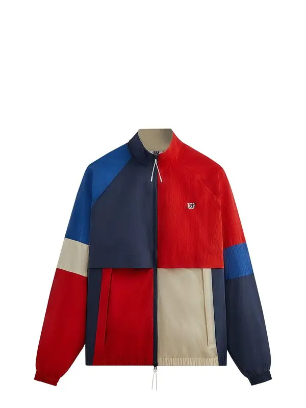 Kith For Wilson Court Panelled Track Jacket 'clay Court - Multicolor