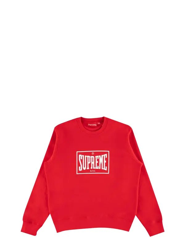 Supreme Warm Up Crewneck - Red