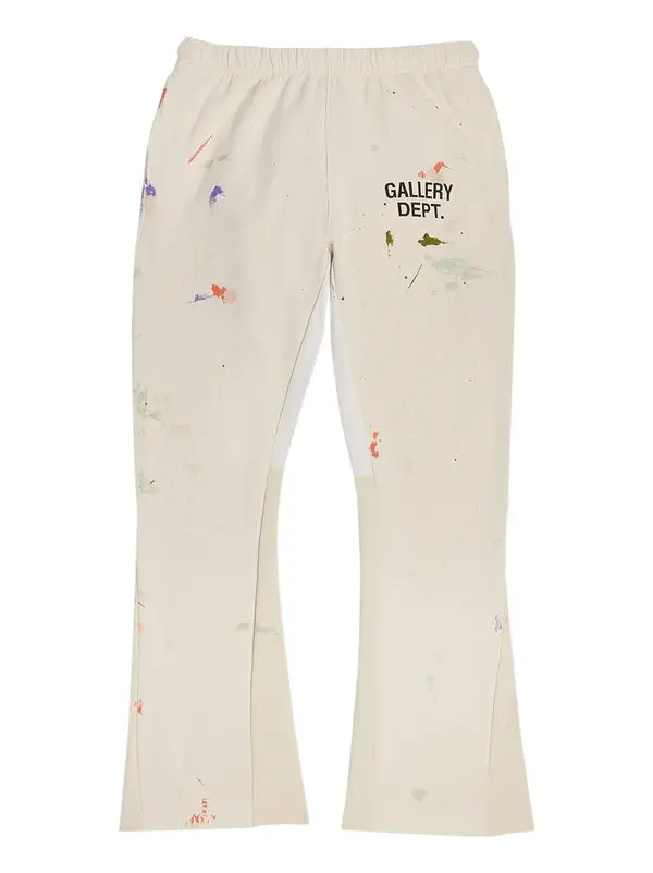 GALLERY DEPT. Gd Painted Flare Sweatpant - White