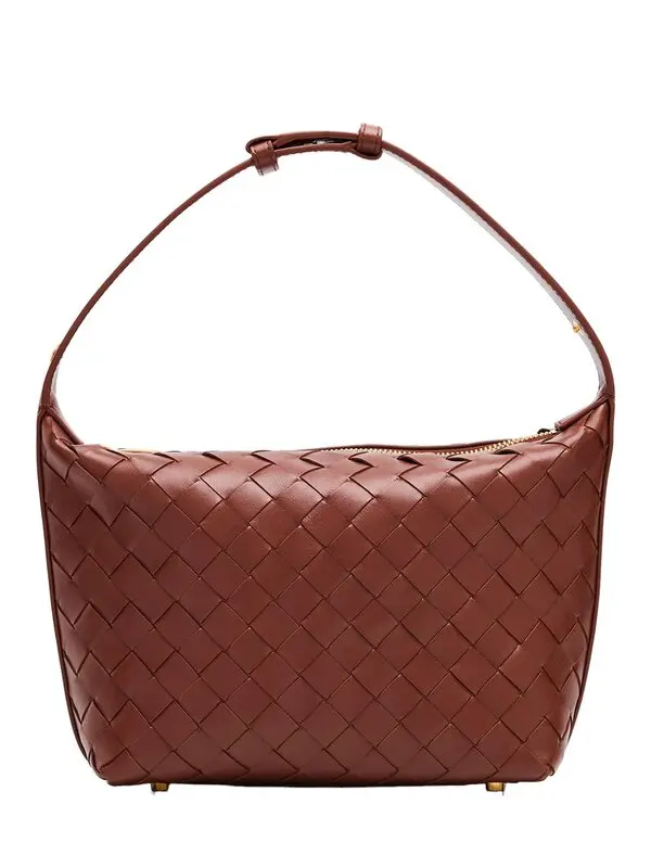 Bottega Veneta Mini Wallace Top Handle Bag - Sapele