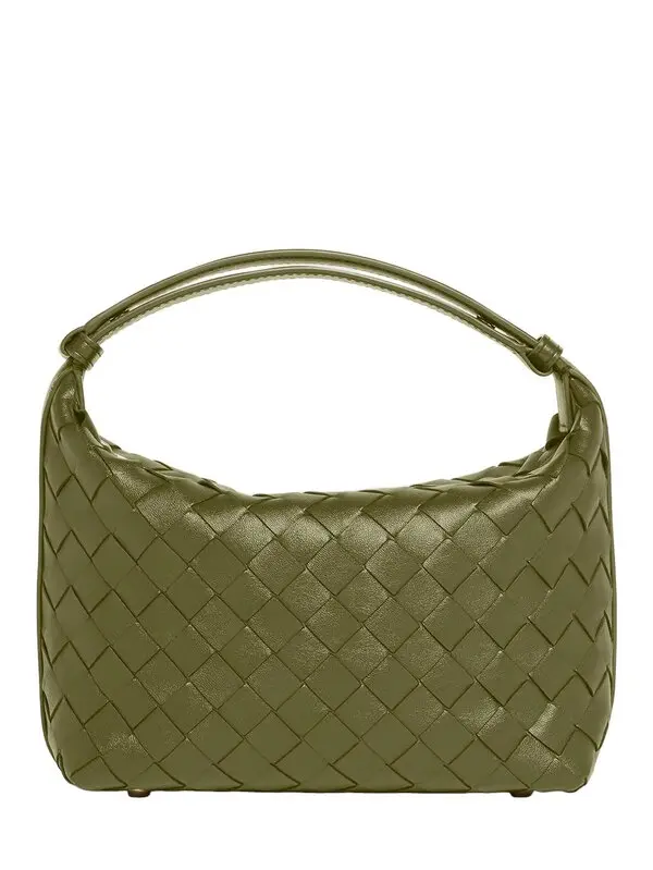 Bottega Veneta Mini Wallace Top Handle Bag - Travertine