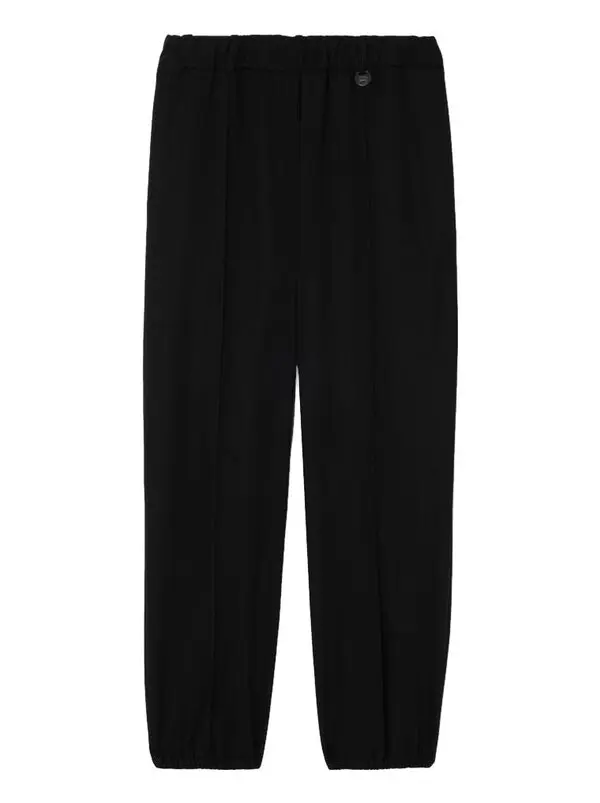 Burberry Wool Jogging Pants - Black