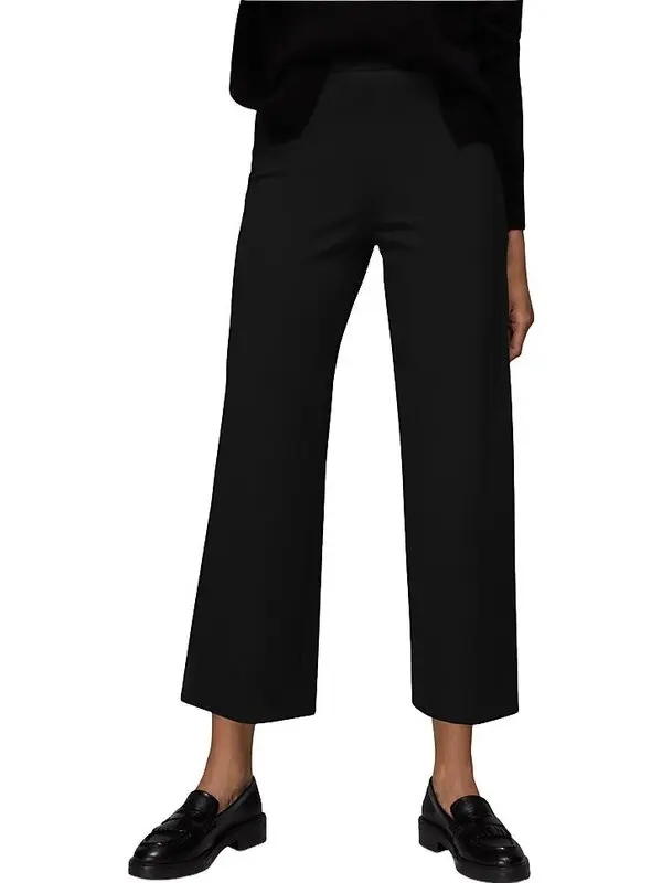 Whistles Camilla Wide-leg Trousers - Black