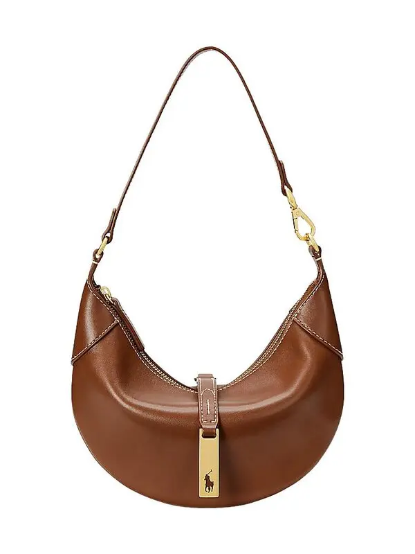 Polo Ralph Lauren Polo Id Mini Shoulder Bag - Cuoio