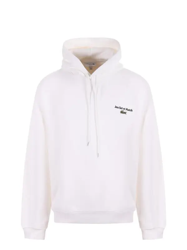 Lacoste Cotton Sweatshirt - White