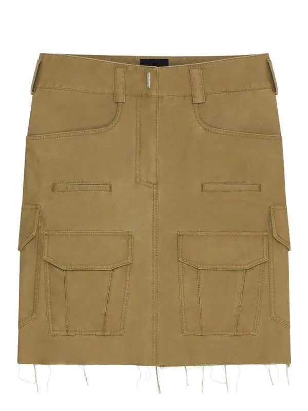 Givenchy Cargo Skirt - Olive Green