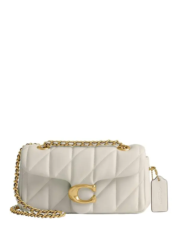 COACH Tabby Shoulder Bag - Brass/chalk