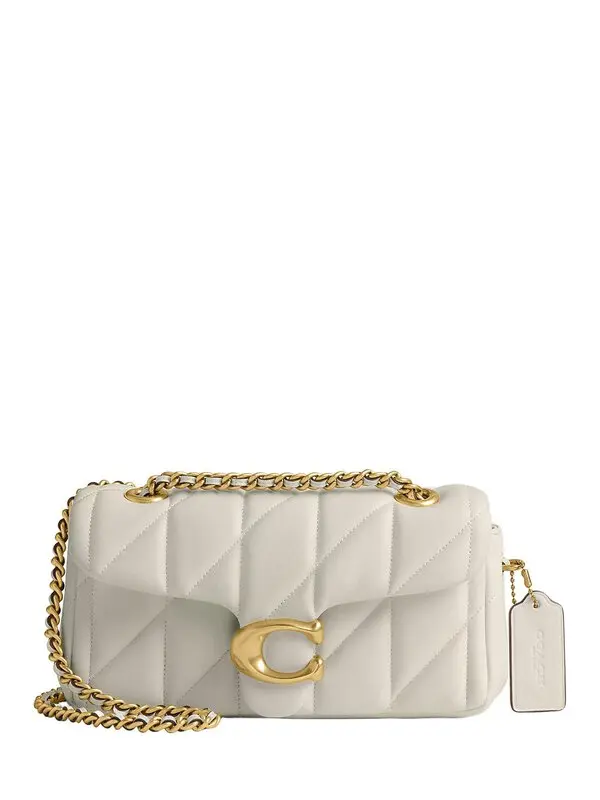 COACH Tabby Shoulder Bag - Brass/chalk