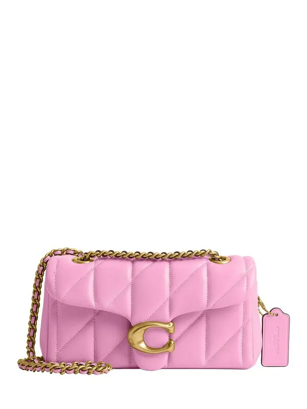 COACH Tabby Shoulder Bag - Brass/flower Pink