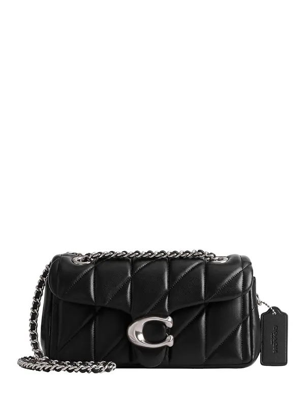 COACH Tabby Shoulder Bag - Silver/black