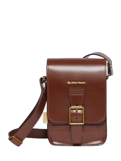 Dr. Martens Vegan Norfolk Vertical Crossbody Bag - Tan,brown
