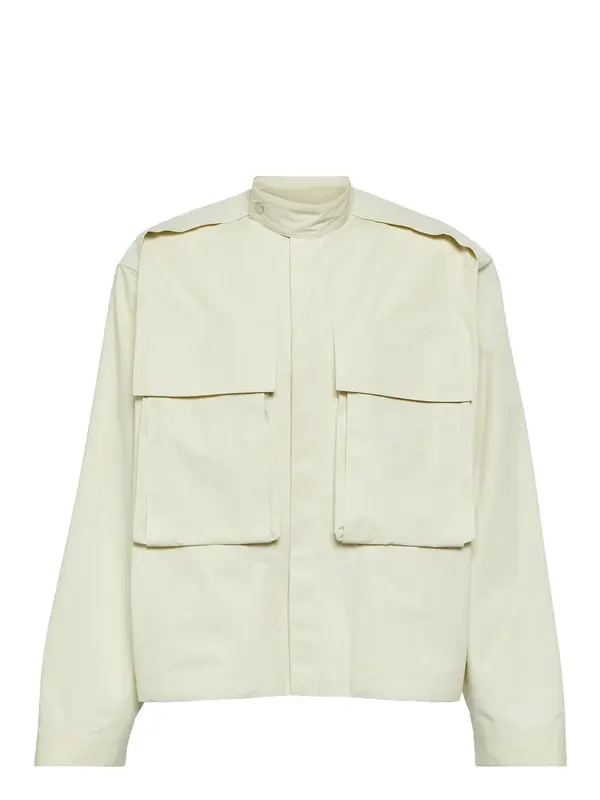 JIL SANDER Oversized Cotton Jacket - Green