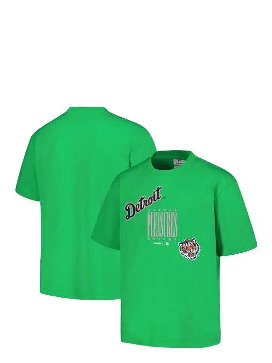 PLEASURES Detroit Tigers Repurpose T-shirt - Green