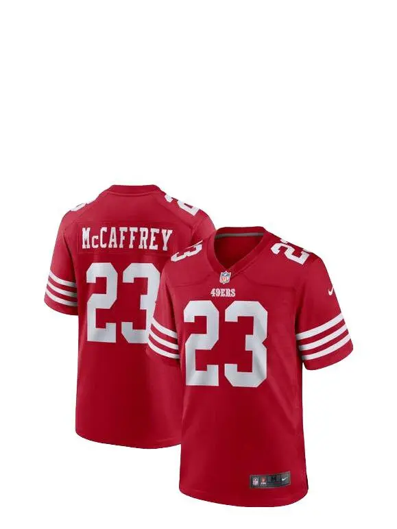 Nike Christian Mccaffrey San Francisco 49ers Game Player Jersey - Scarlet