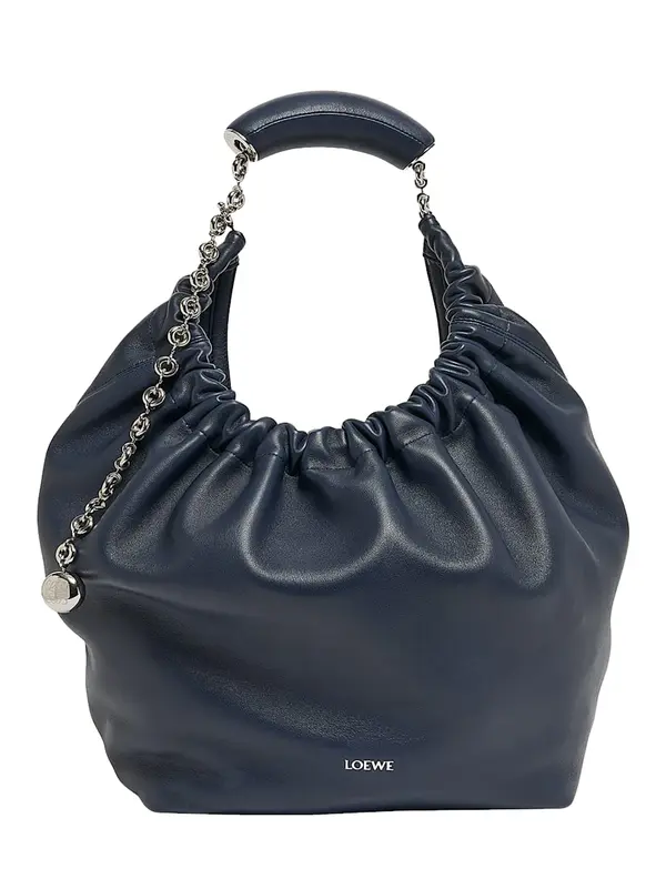 Loewe Squeeze Hobo Bag - Abyss Blue