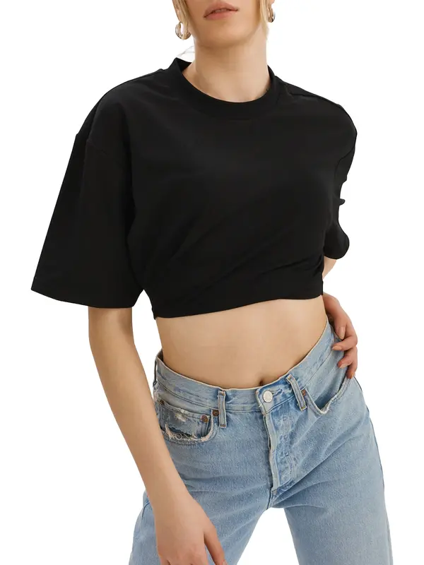 Styland Cropped T-shirts For Women Editorialist