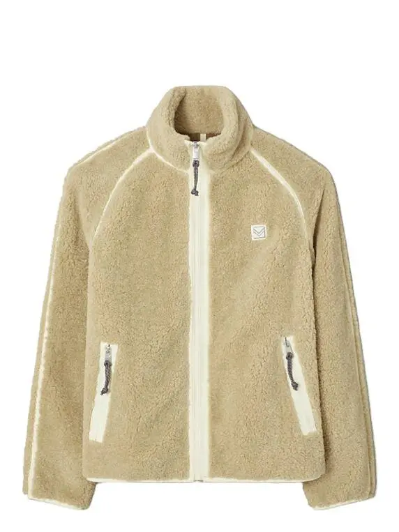 Tory Burch Fleece Jacket - Oatmeal/cream
