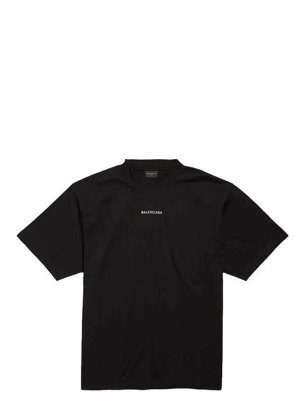 Balenciaga Back Fit T-shirt - Black