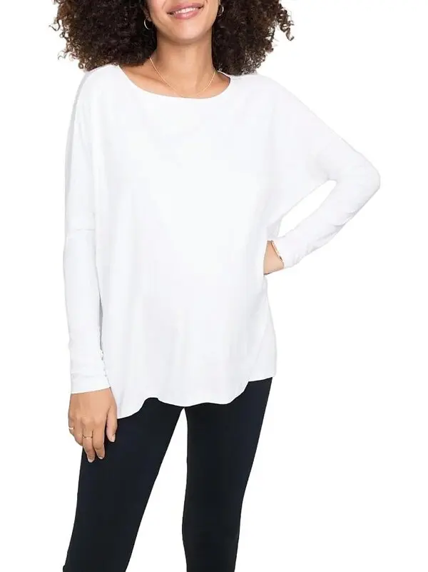 Hatch Collection Long Sleeve T-shirt - White