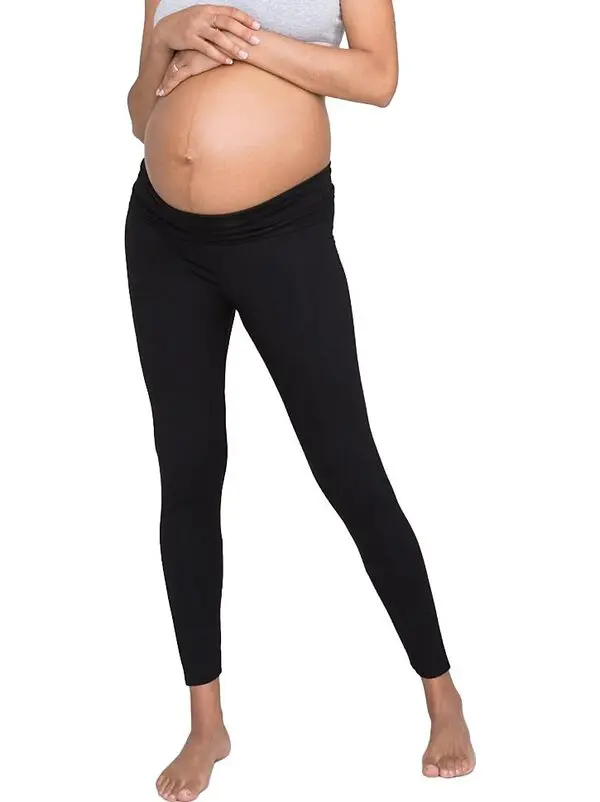 Hatch Collection The Ultra Soft Maternity Over The Bump Legging - Black