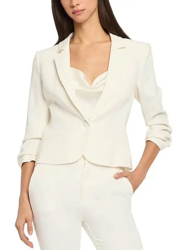 Cinq À Sept Le Petit Khloe Cropped Blazer - Ivory