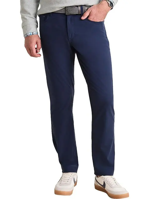 Vineyard Vines On-the-go 5-pocket Pants - Blue Blazer